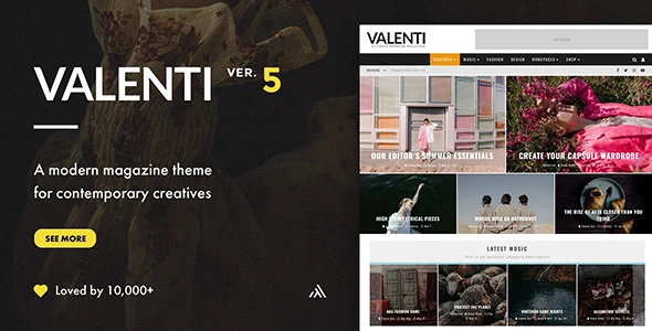 Download Valenti – HD Review Magazine News Nulled WordPress Theme Free ...